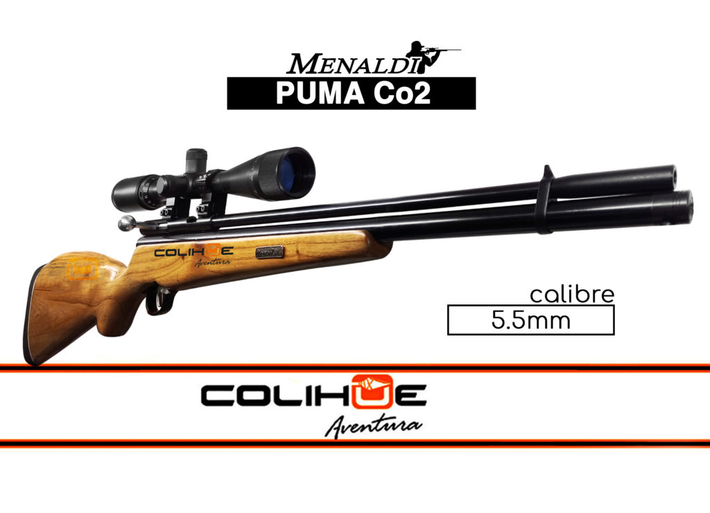 Rifle Co2 Menaldi Puma cal 5,5mm - Colihue Aventura