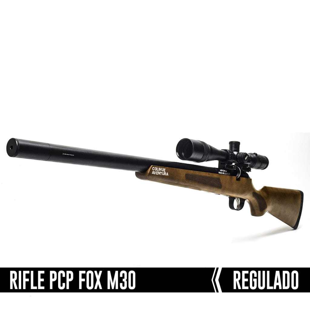 Rifle PCP Fox M30 cal 6,35mm + Cargador - Colihue Aventura