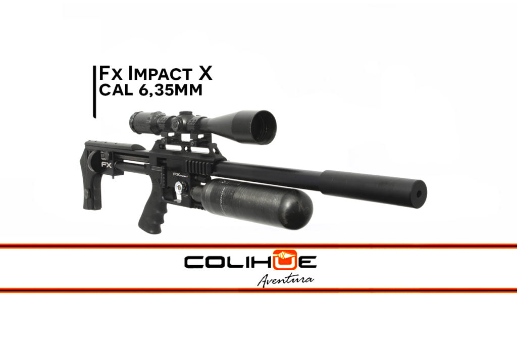 Rifle PCP FX Impact X cal 6,35mm - Colihue Aventura