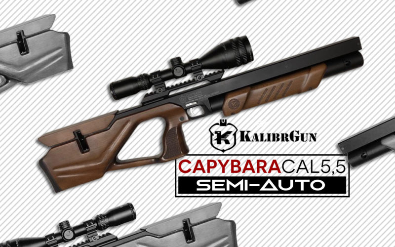 Rifle PCP Semi-Auto KalibrGun Capybara cal 5,5mm - Colihue Aventura