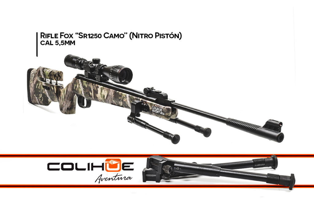 Rifle Fox "Sr1400 Rebel" (cal 5,5mm) Nitro Piston - Colihue Aventura