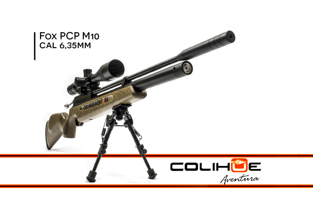 Rifle PCP Fox M10 cal 6,35mm - Colihue Aventura