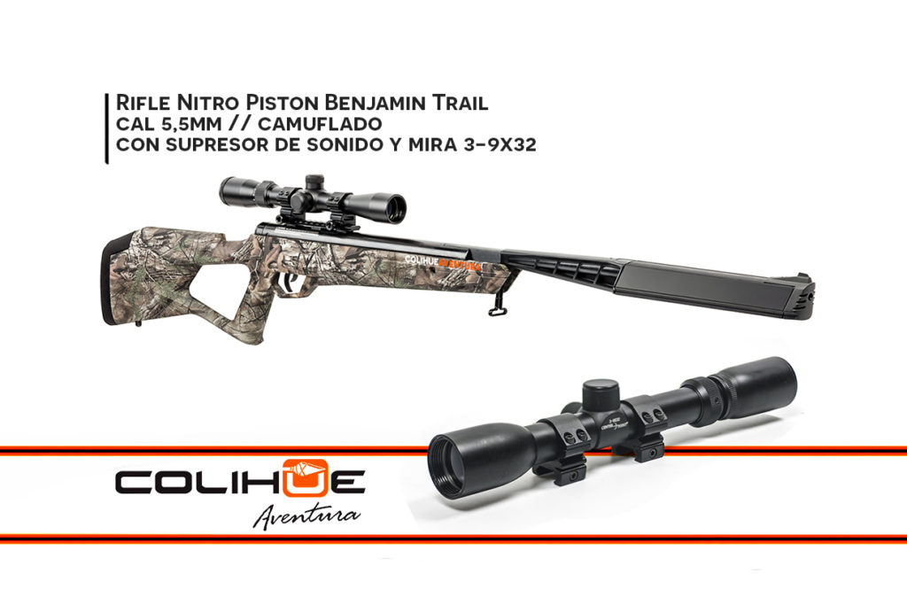 Rifle Nitro Piston Fox GR 1600 W cal 5,5mm - Colihue Aventura