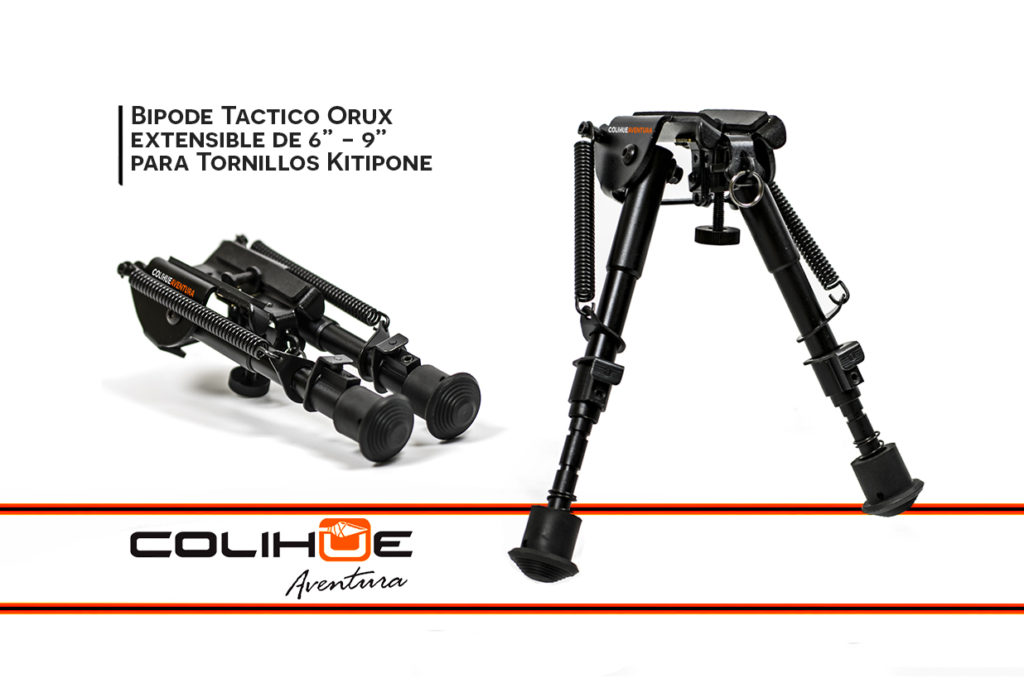 Bipode Tactico Orux // Extensible 6" - 9" - Colihue Aventura