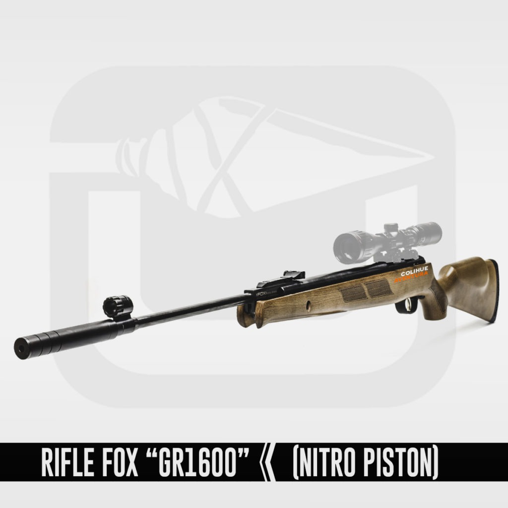 Rifle Nitro Piston Fox Gr1600 cal 5,5mm - Colihue Aventura