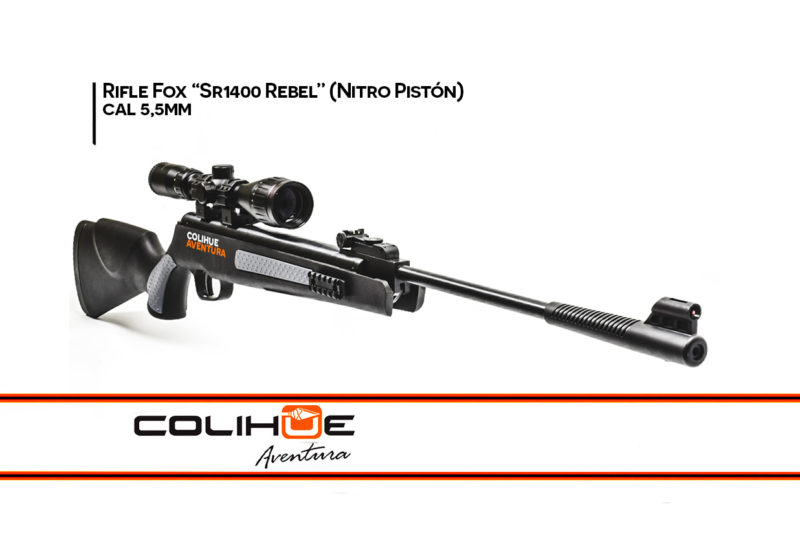 Rifle Nitro Piston Fox GR 1600 W cal 5,5mm - Colihue Aventura