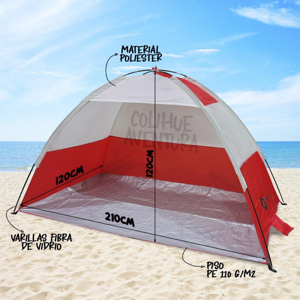 Carpa Playera Cammpy Bahia - 210x120x120 - Colihue Aventura
