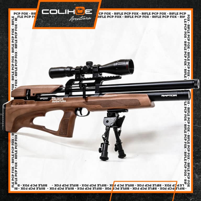 Rifle PCP Fox Raptor - cal 5,5mm (Custom Plus) - Colihue Aventura