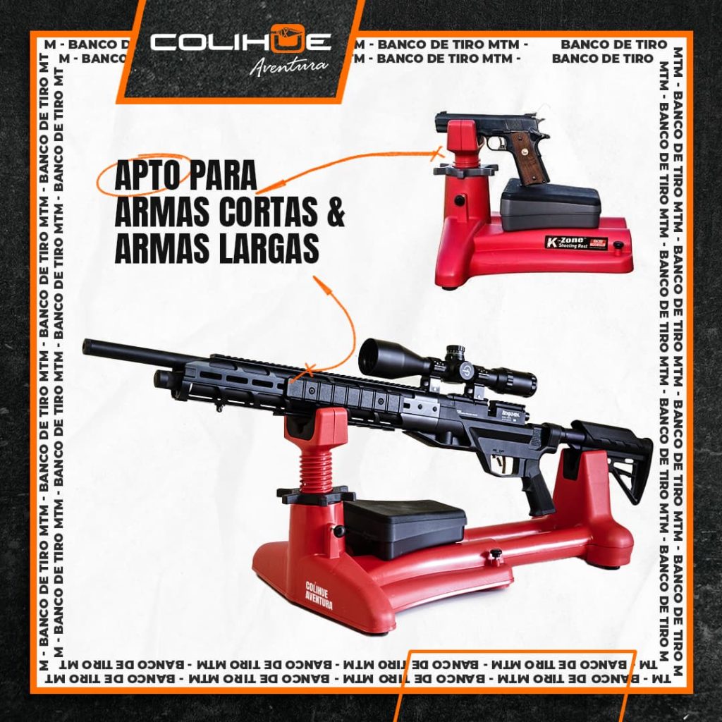 Banco de Tiro MTM - mod. KSR-30 (K-Zone Shooting Rest) - Colihue Aventura