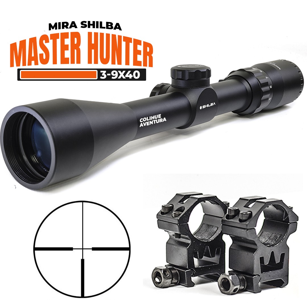 Mira Telescopica Shilba Master Hunter 3-9x40 Gen 2 1b - Colihue Aventura